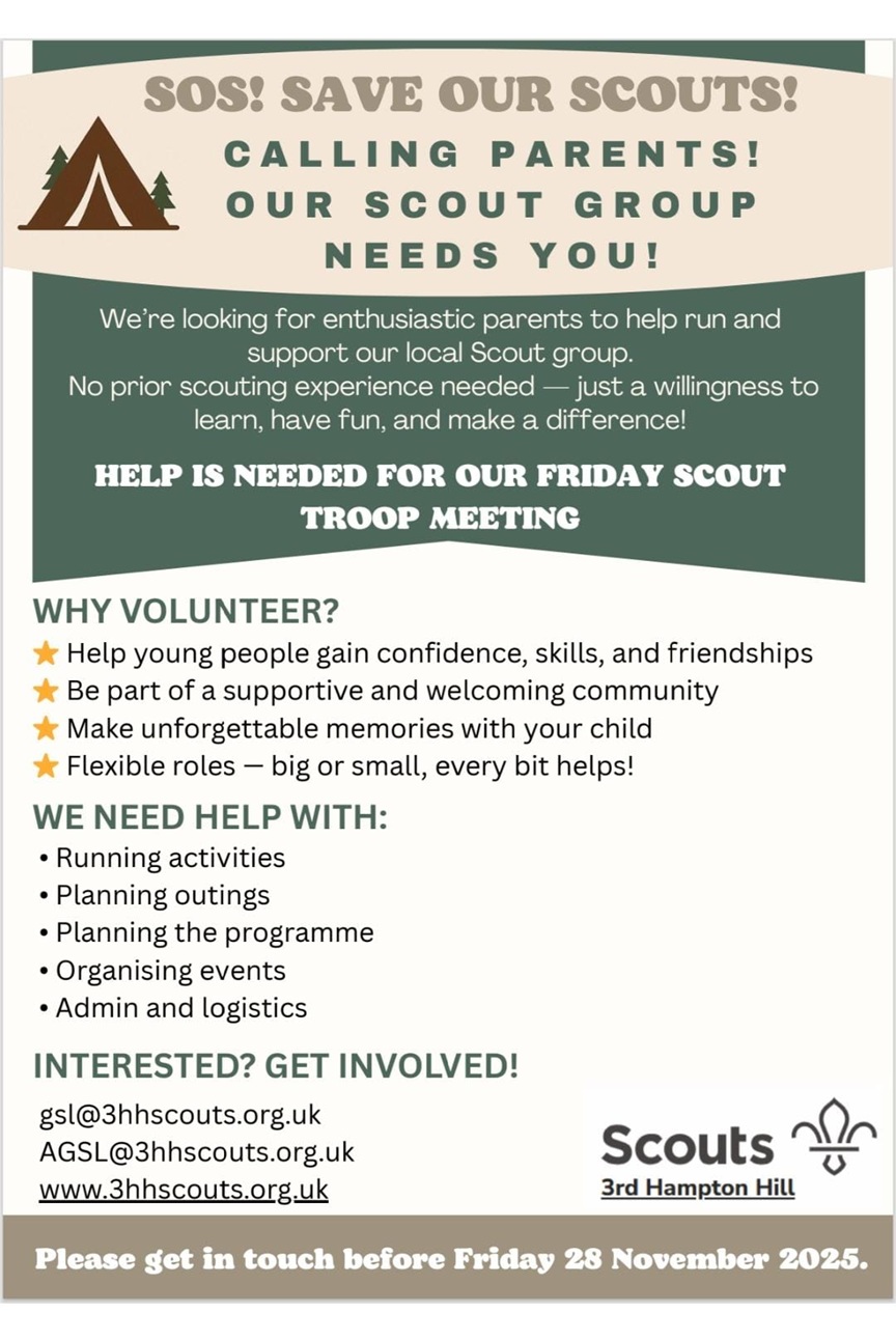 SOS - Save Our Scouts | 3rd Hampton Hill